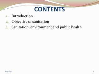 Sanitary system | PPTX