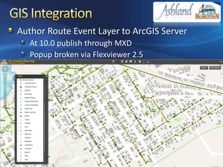 Integrating Sanitary Televising Data with Utility GIS Data | PPTX