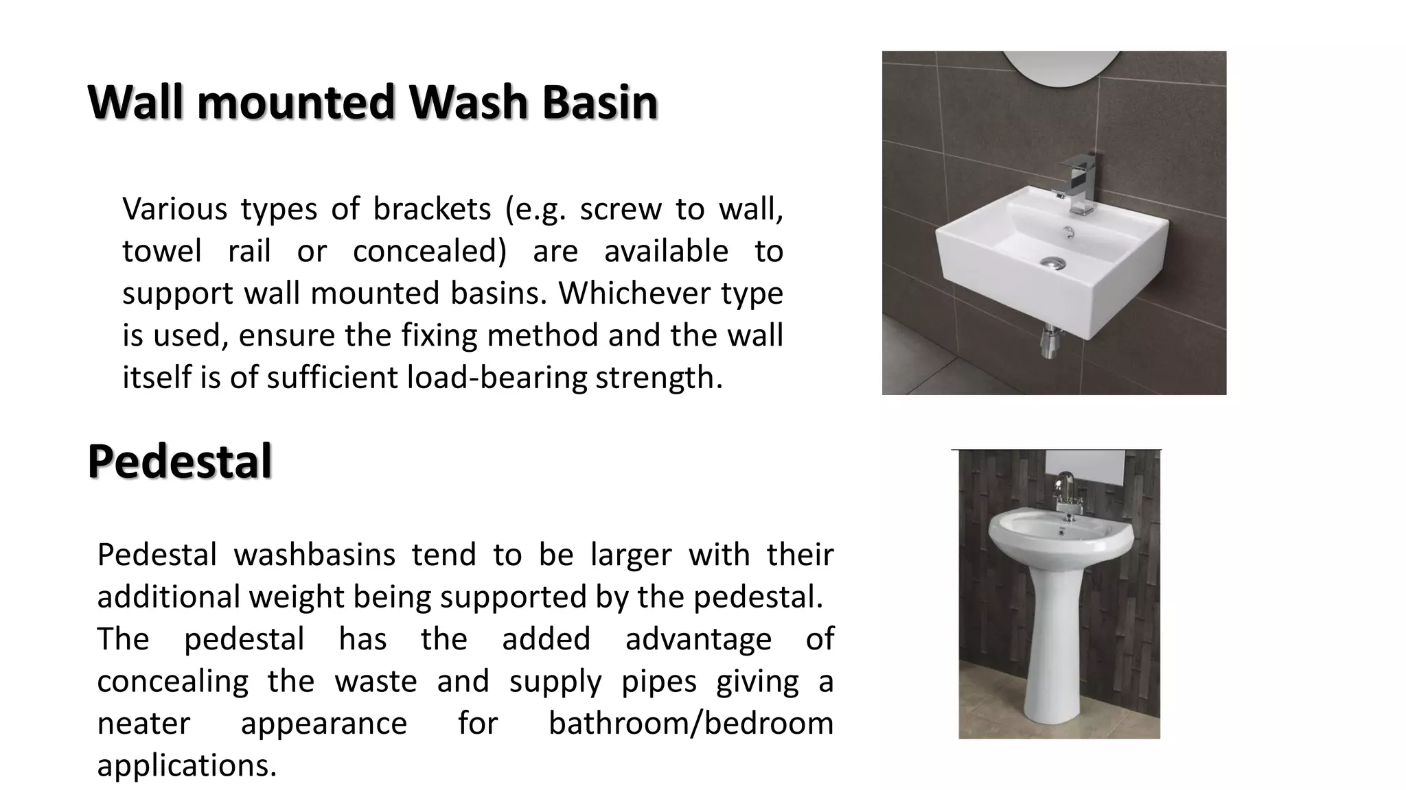 Sanitary Installation and Appliances | PDF