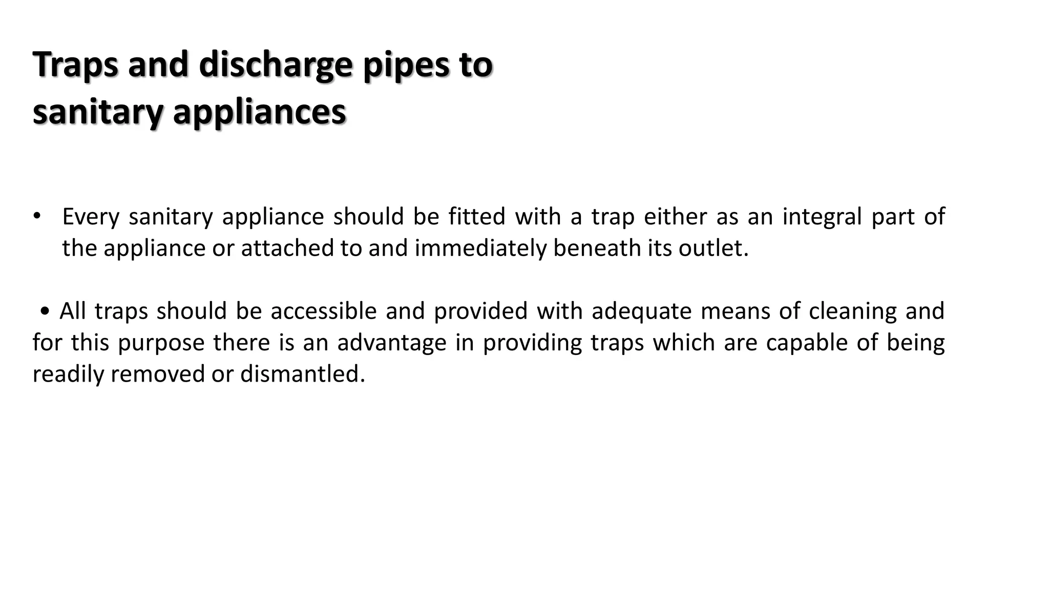 Sanitary Installation and Appliances | PDF