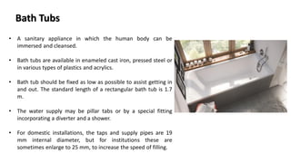 Sanitary Installation and Appliances | PDF