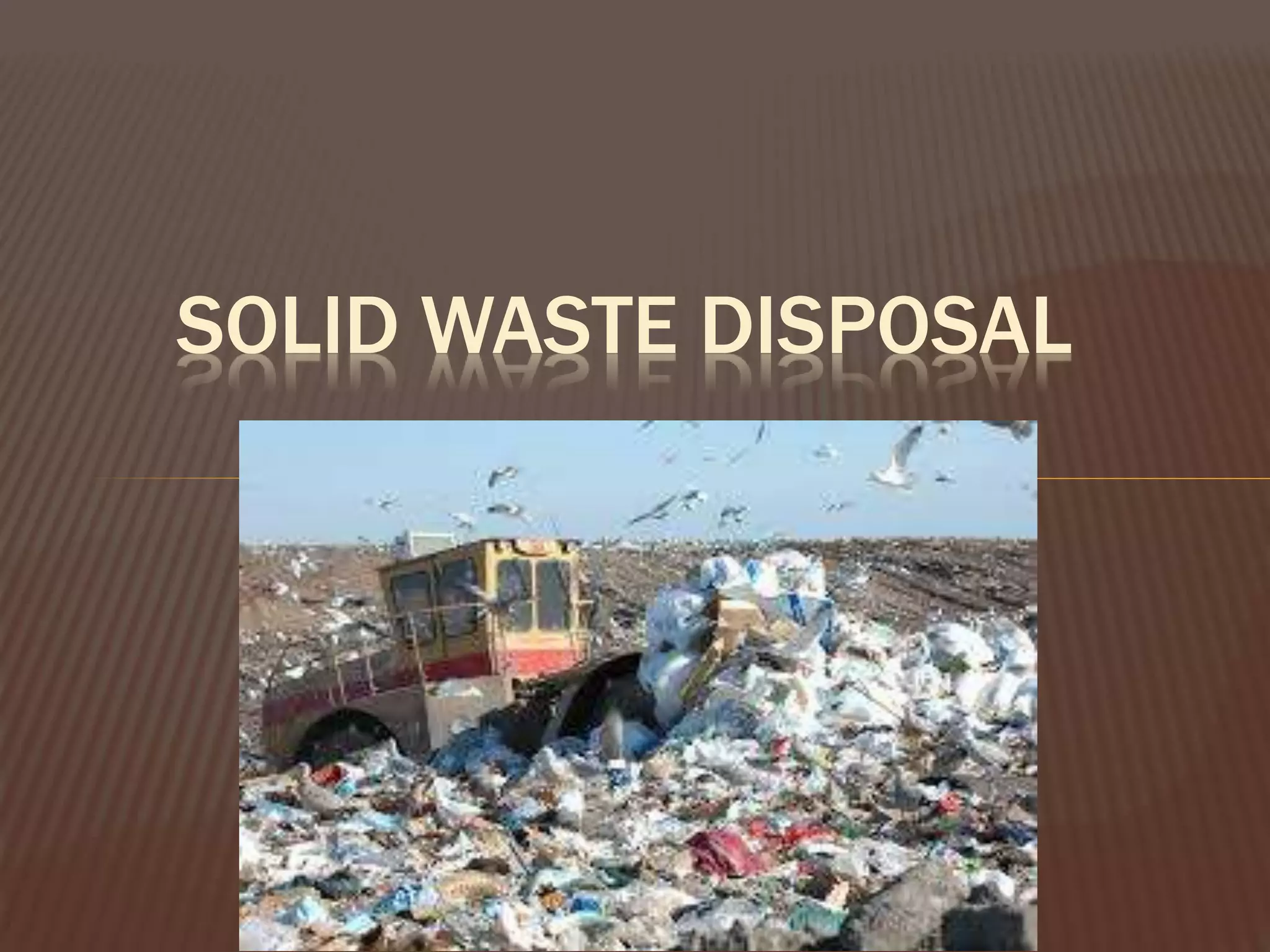 Sanitary waste disposal | PPTX