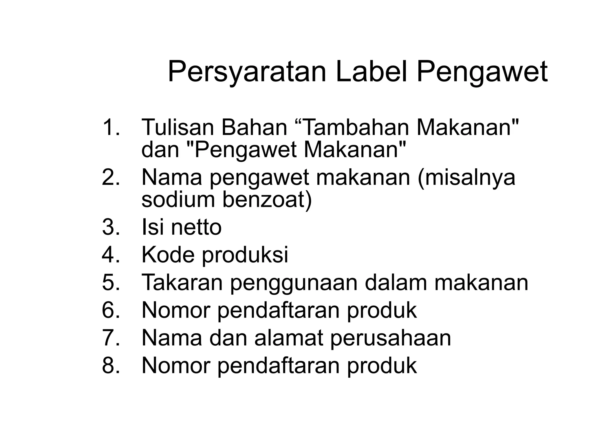 Sanitasi Penyehatan Makanan | PPT
