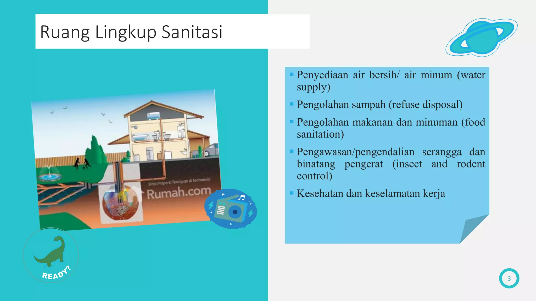 Sanitasi rumah tinggal | PPTX