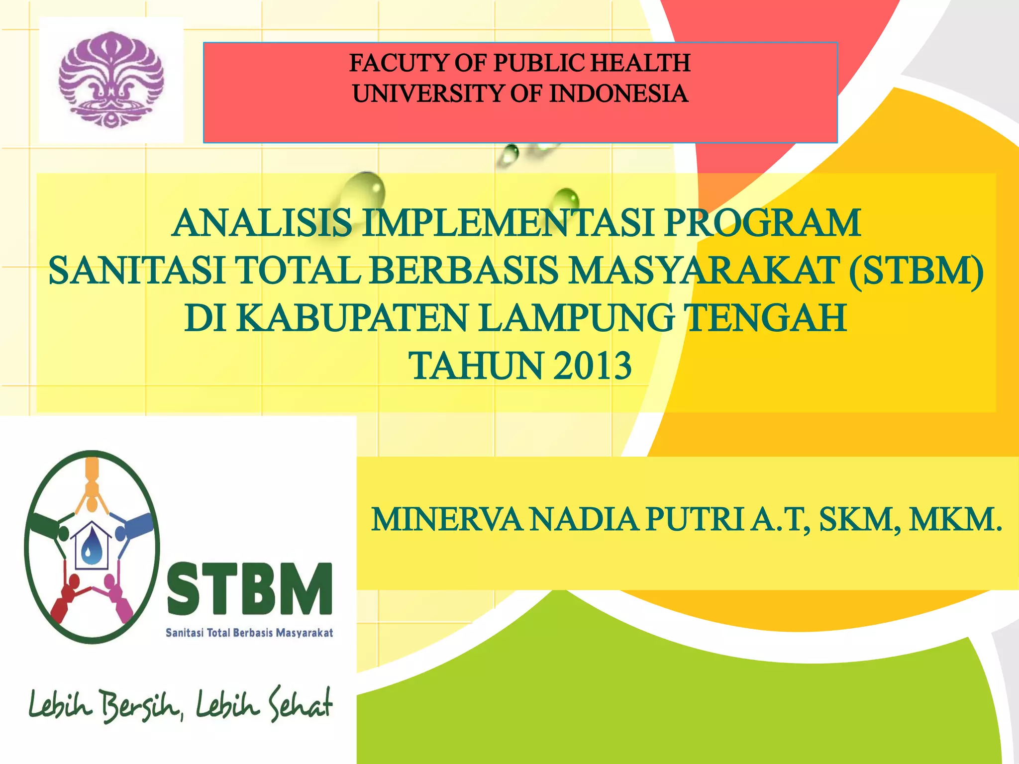 Sanitasi total berbasis masyarakat lampung tengah | PDF