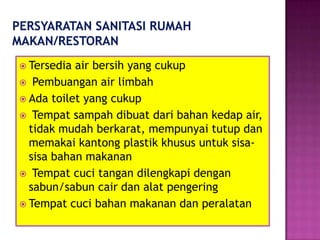 Sanitasi tempat umum | PPTX