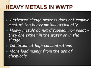 heavy metals removal from sewage | PPTX
