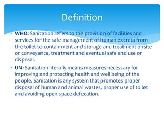 Sanitation | PPTX