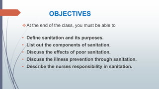 Sanitation | PPTX