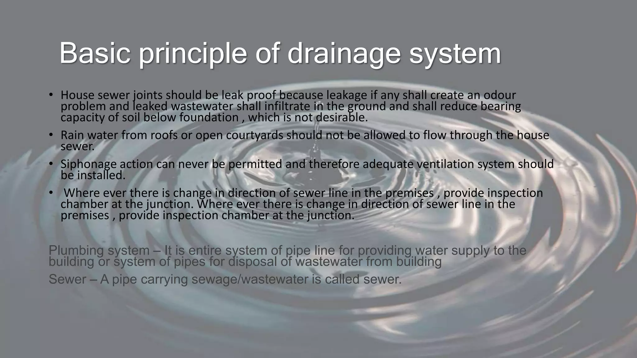 Sanitation and plumbing | PPTX