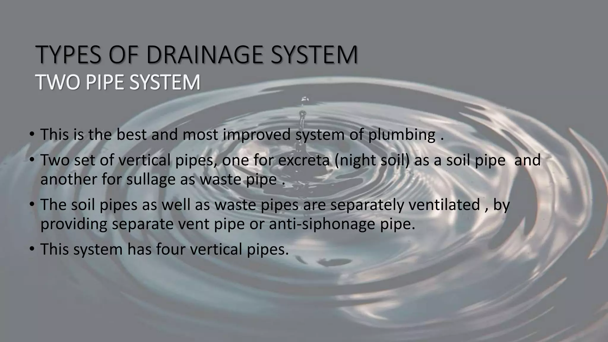 Sanitation and plumbing | PPTX