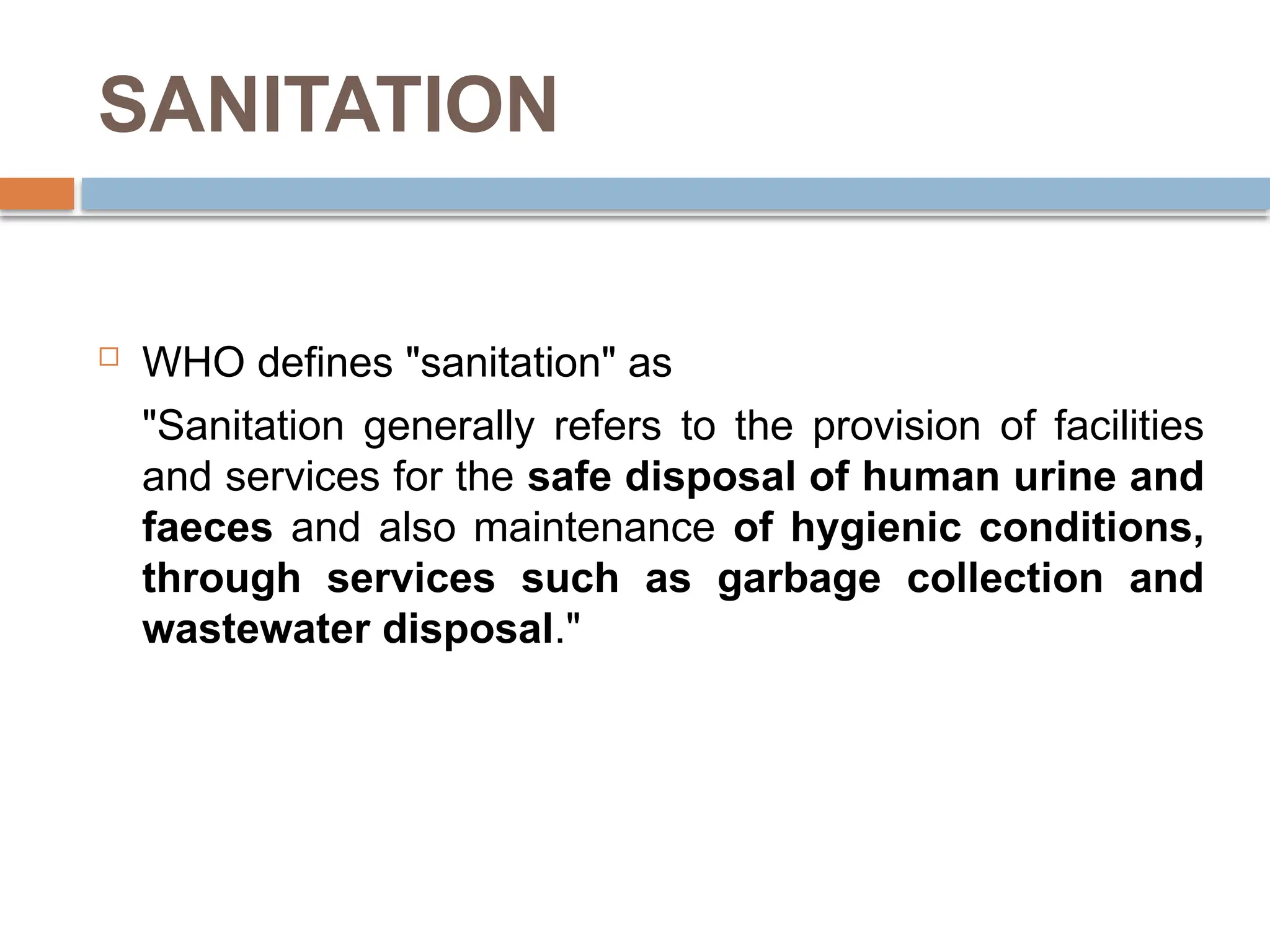 Sanitation and Hygiene: an explainer for families | PPTX