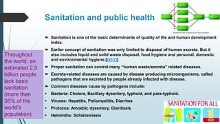 Sanitation and public health microbiology | PPTX