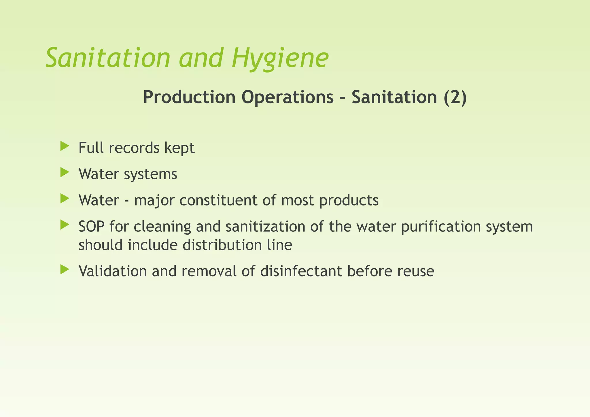Sanitization & Hygiene in Pharmaceutical | PPT