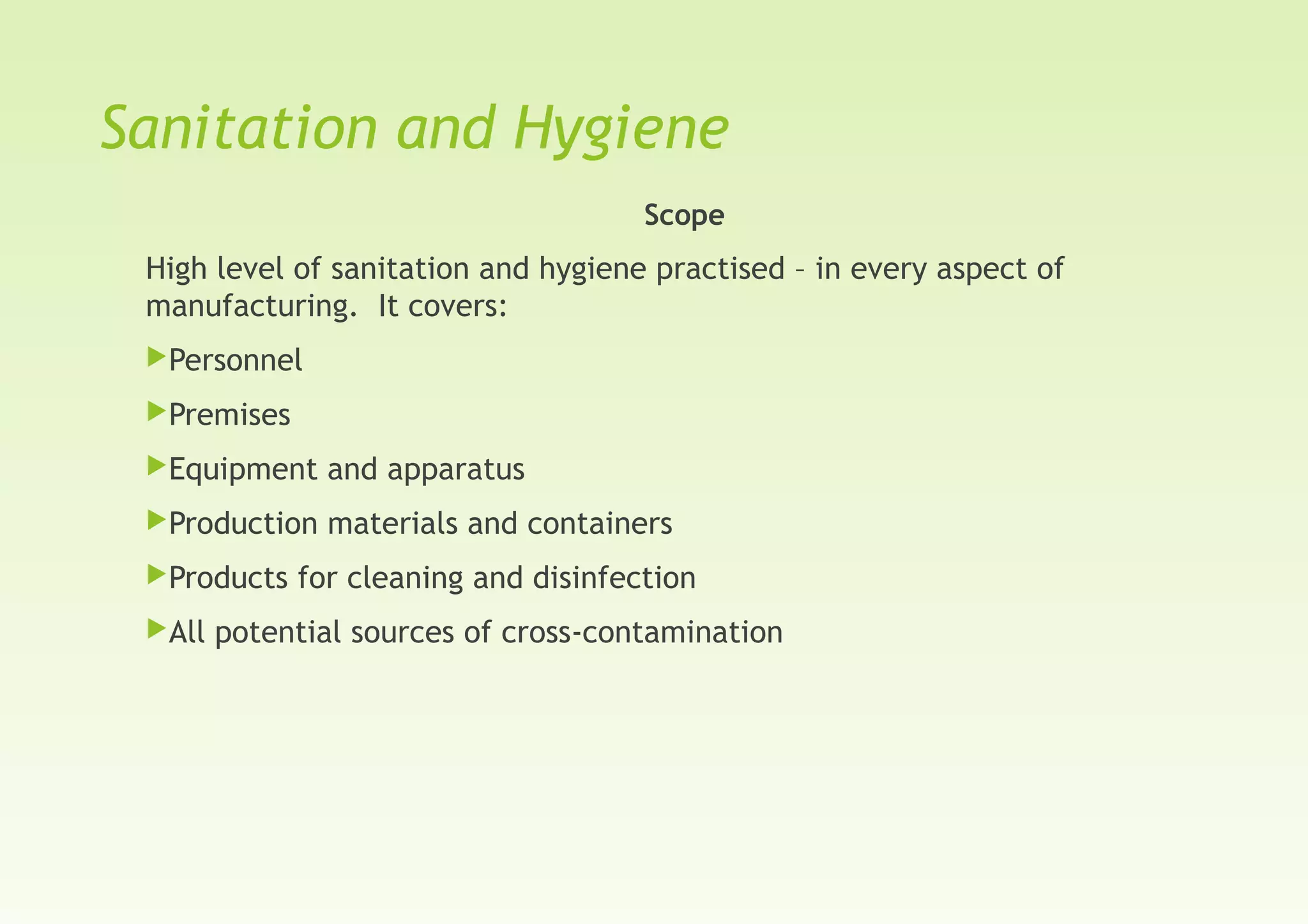 Sanitization & Hygiene in Pharmaceutical | PPT