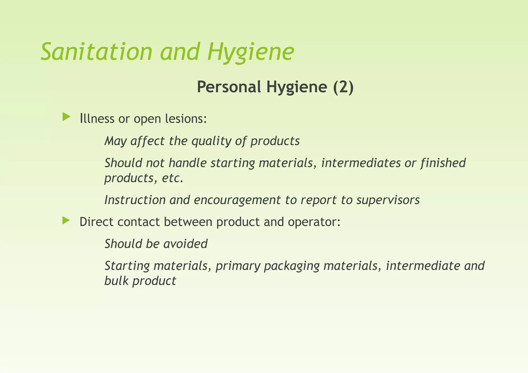 Sanitization & Hygiene in Pharmaceutical | PPT