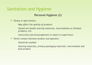 Sanitization & Hygiene in Pharmaceutical | PPT