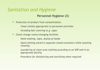 Sanitization & Hygiene in Pharmaceutical | PPT
