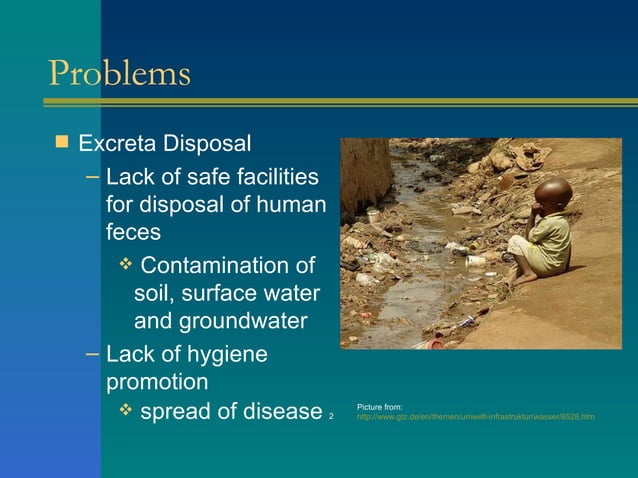 Sanitation Issues In The Developing World | PPT