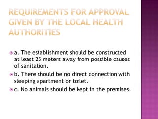 Sanitation, safety and personal hygiene | PPTX