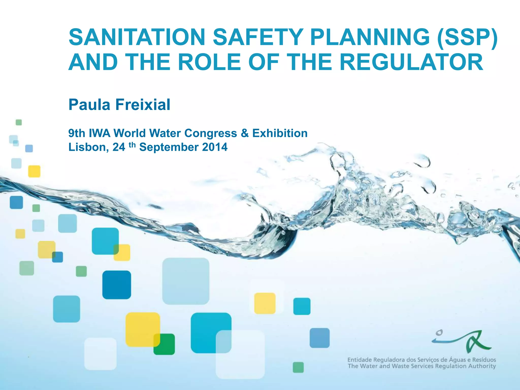 Sanitation safety planning role of regulator | PDF