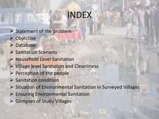Sanitation situation in Gurgaon | PPTX