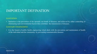 Sanitation systems | PPTX