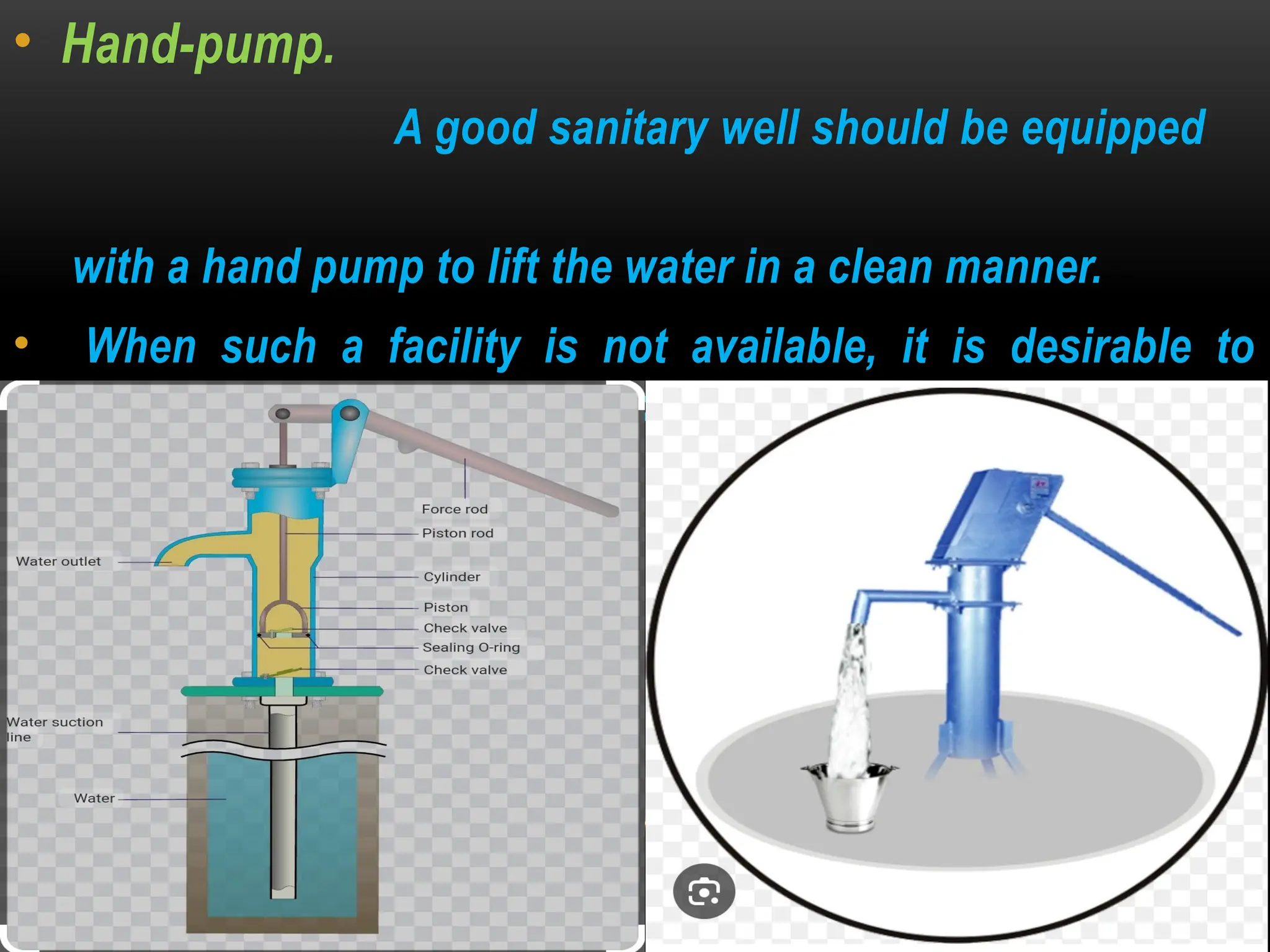 ppt on sanitary wells and sanitary latrines | PPTX