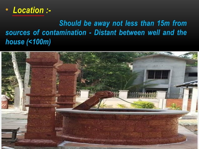 ppt on sanitary wells and sanitary latrines | PPTX