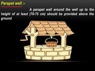 ppt on sanitary wells and sanitary latrines | PPTX