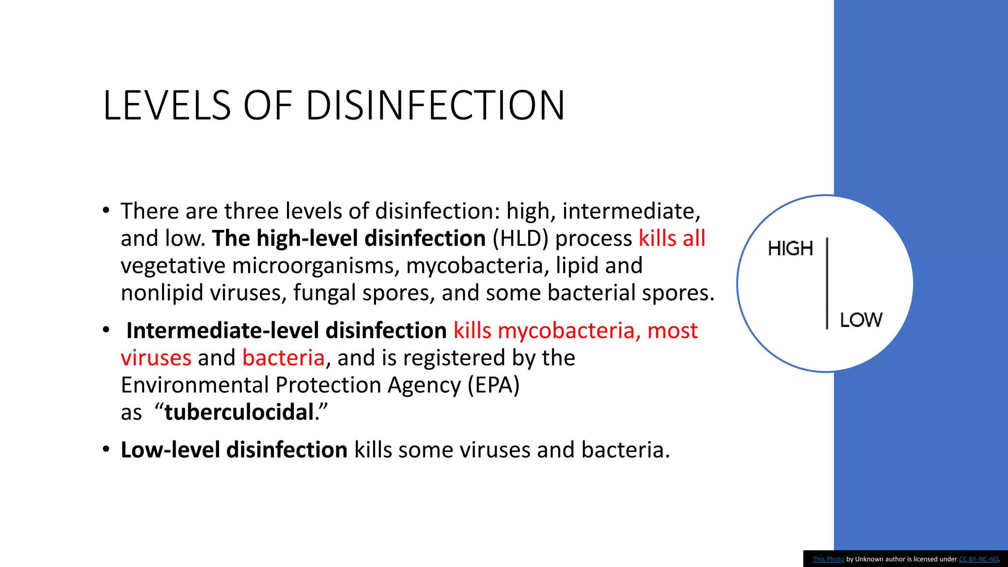 Sanitization and disinfection ppt | PPTX