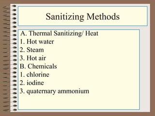 Sanitizing | PPT