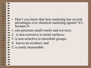 Sanitizing | PPT