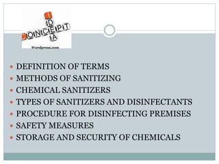 Sanitizing as you work | PPTX | First Aid | Injuries