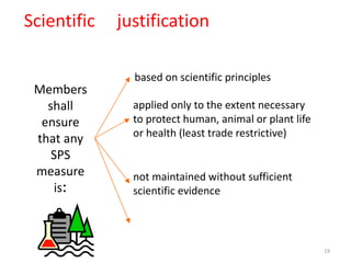 SANITARY AND PHYTO SANITARY MEASURES TO ENSURE FOOD SAFETY | PPTX