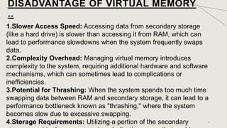 Virtual memory based on operating system | PPTX | Operating Systems | Computer Software and ...