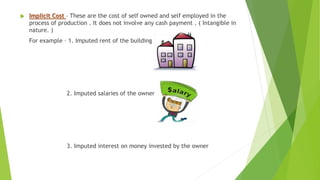 CONCEPTS OF COST | PPTX