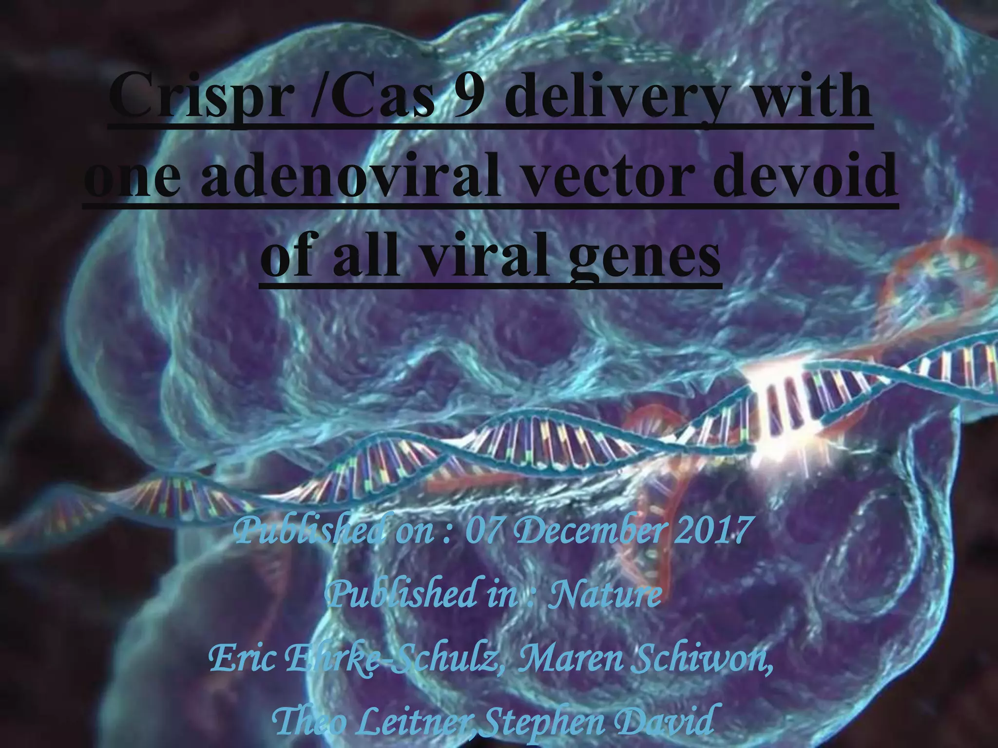 CRISPR/CAS9 ppt by sanjana pandey | PPTX | Programming Languages ...