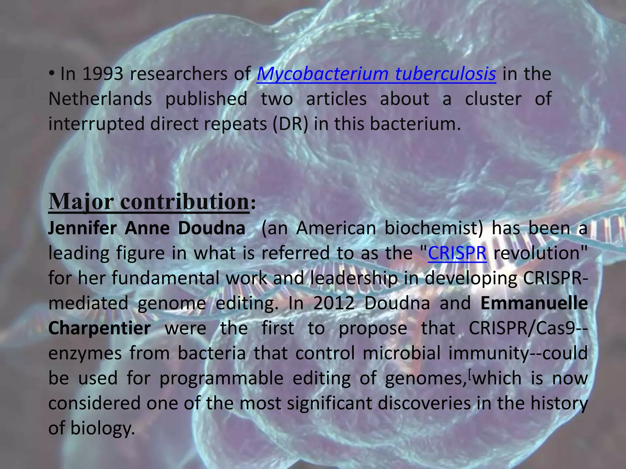 CRISPR/CAS9 ppt by sanjana pandey | PPTX | Programming Languages ...