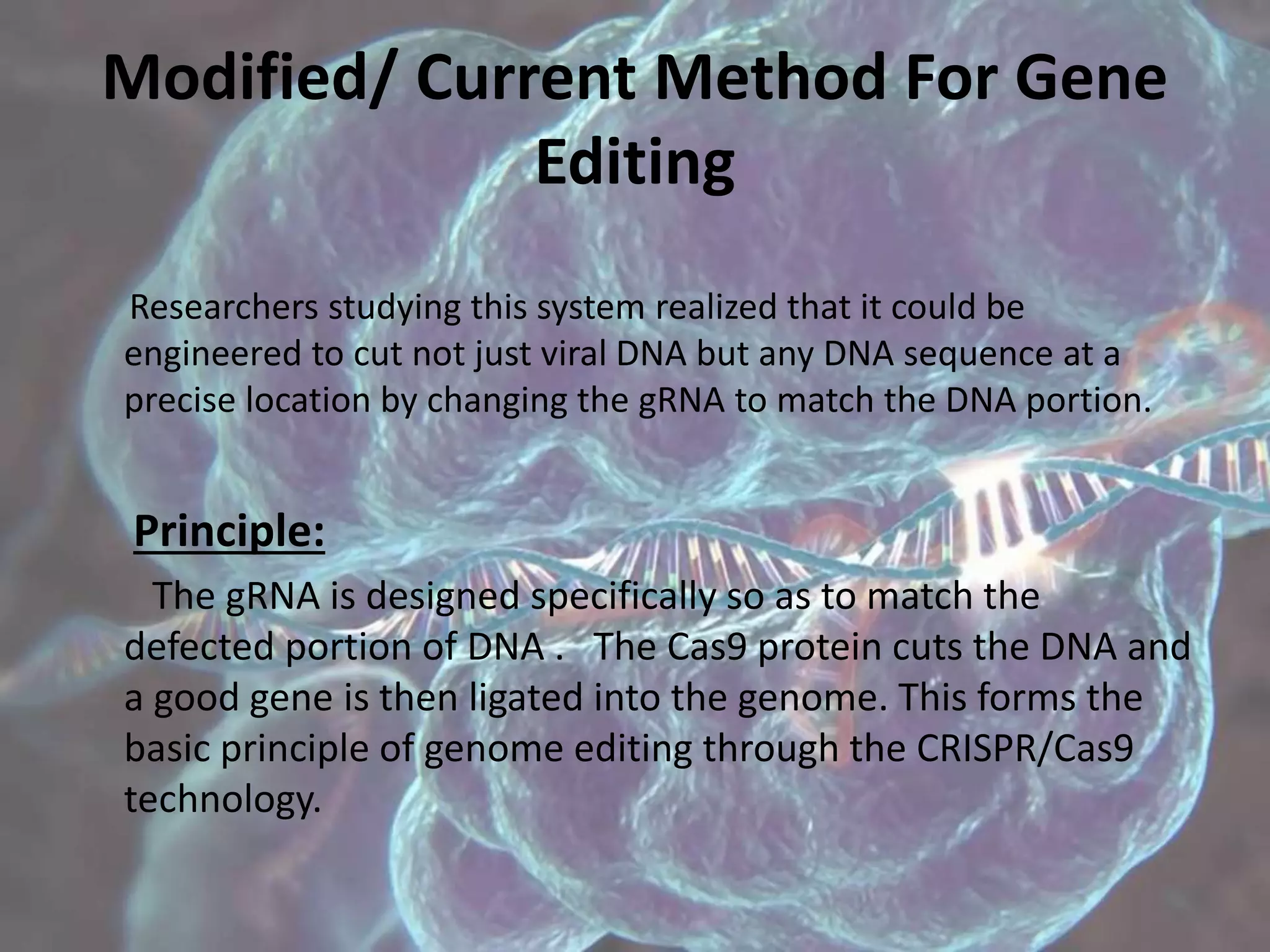 CRISPR/CAS9 ppt by sanjana pandey | PPTX | Programming Languages ...
