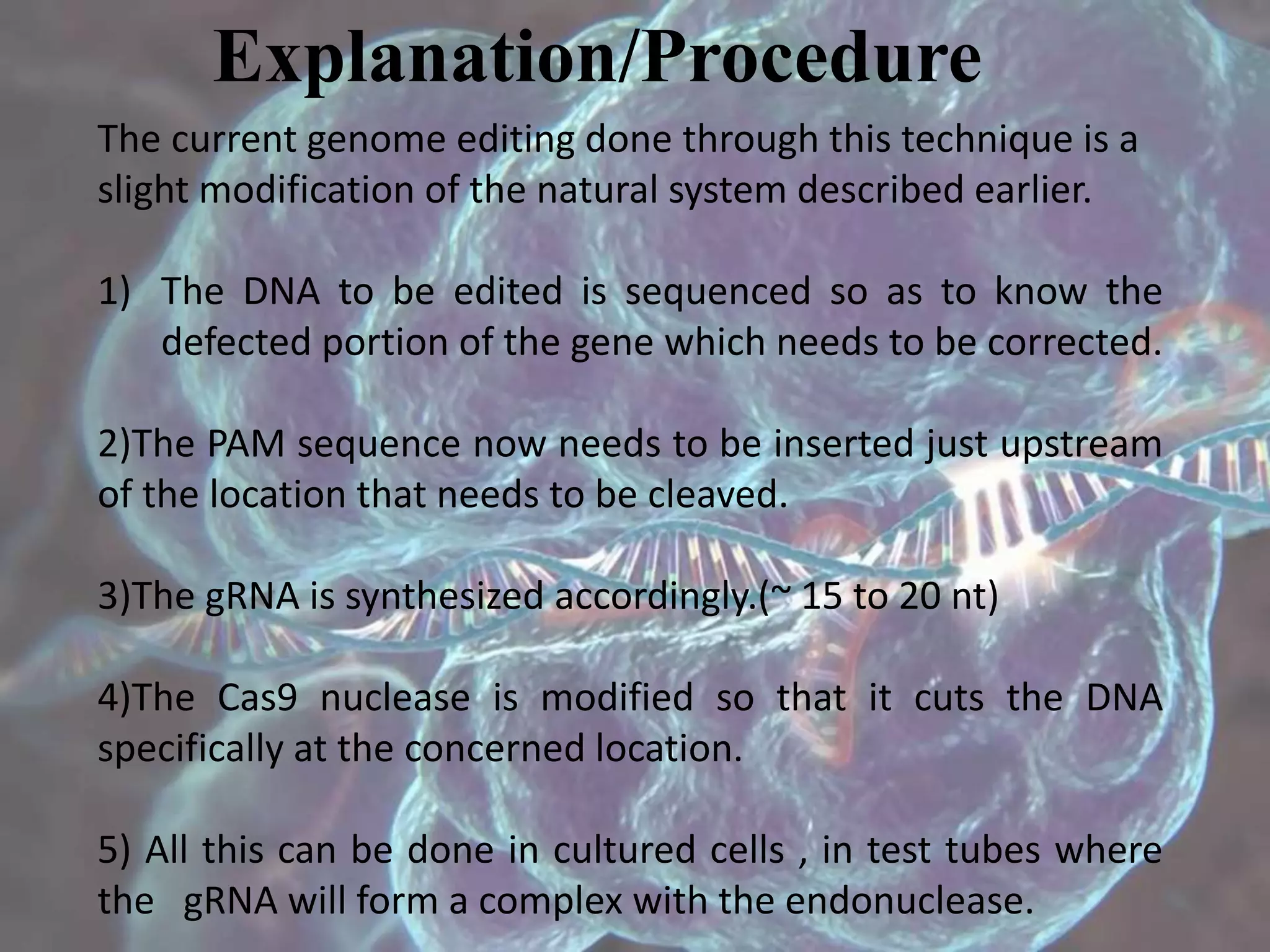 CRISPR/CAS9 ppt by sanjana pandey | PPTX | Programming Languages ...