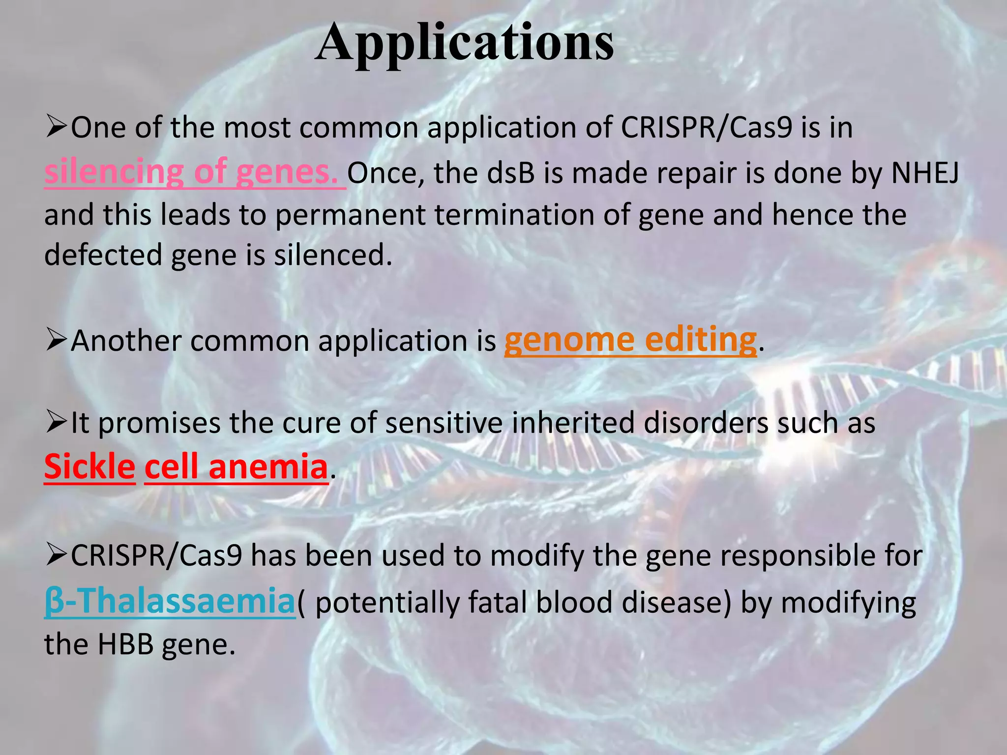 CRISPR/CAS9 ppt by sanjana pandey | PPTX | Programming Languages ...