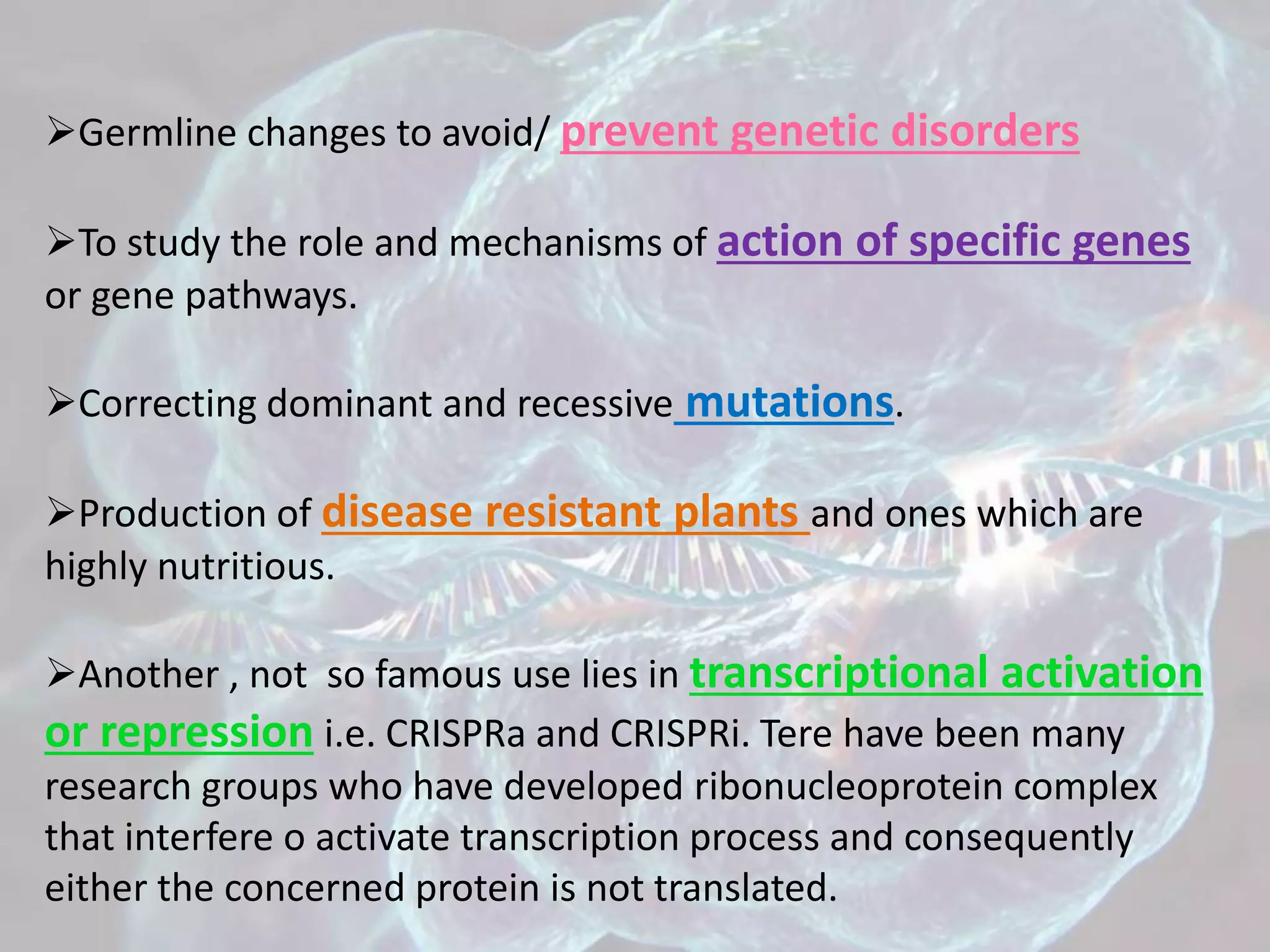 CRISPR/CAS9 ppt by sanjana pandey | PPTX | Programming Languages ...