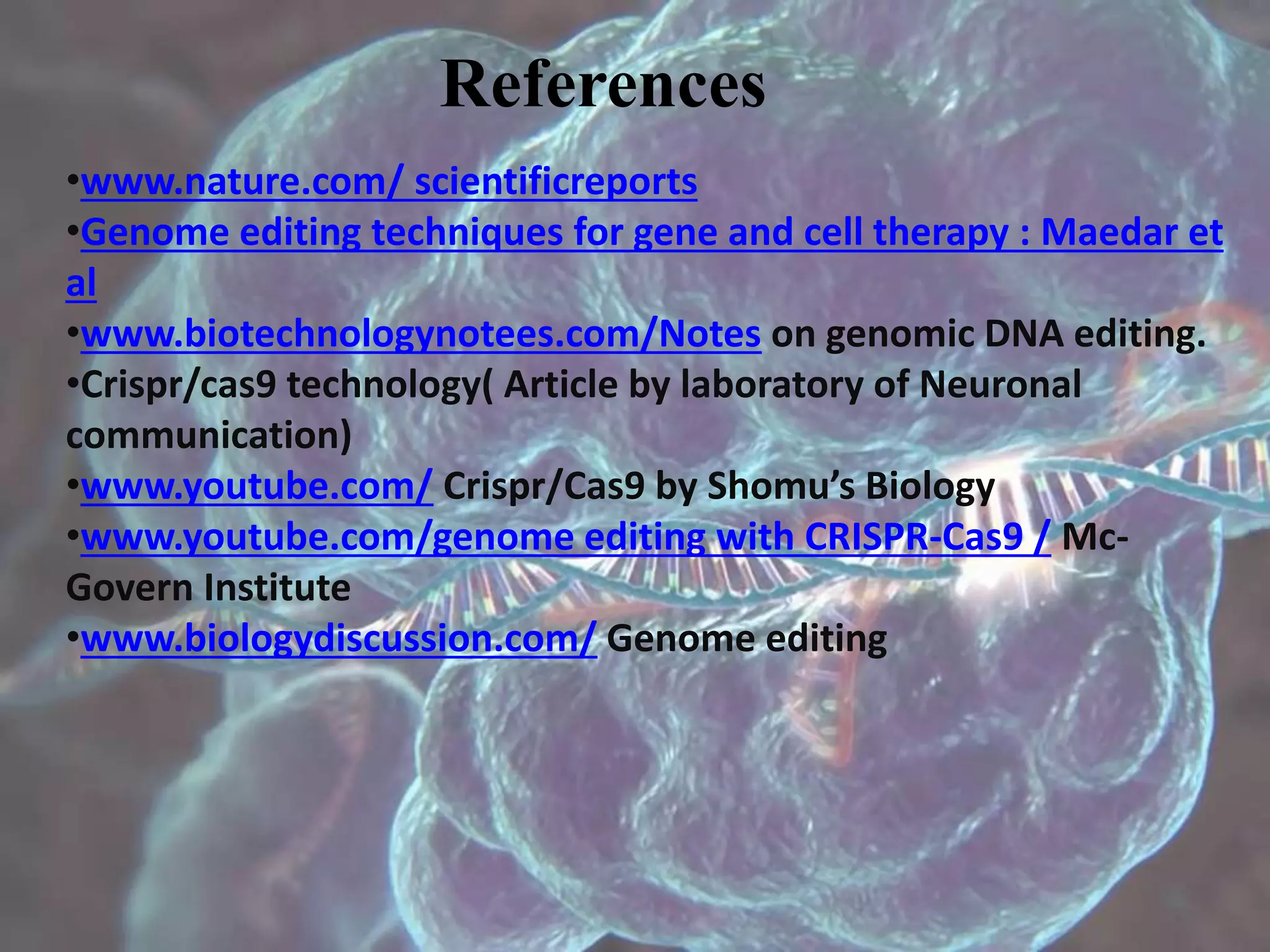CRISPR/CAS9 ppt by sanjana pandey | PPTX | Programming Languages ...