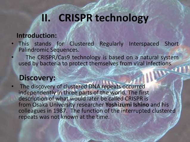 CRISPR/CAS9 ppt by sanjana pandey | PPTX | Programming Languages ...