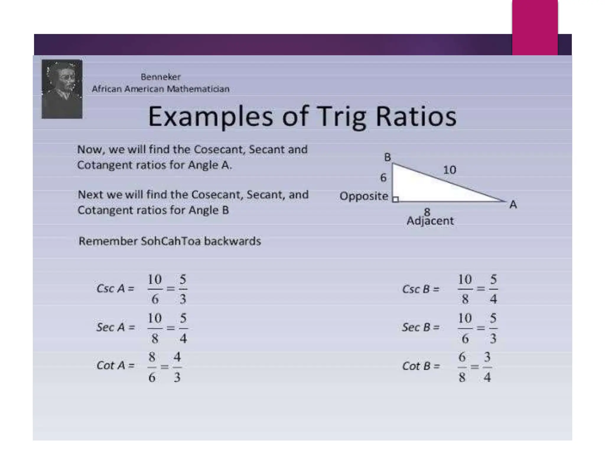 Presentation on trigonometry (Mathematics) | PPT