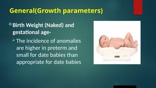 Examination Of Newborn, Pediatrics, BAMS final year.pptx