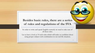 PLM English Grammar: Subject - Verb Agreement | PPTX