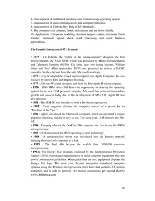 computer fundamental bba/bca/bba(FT)/B.com(CA) | PDF