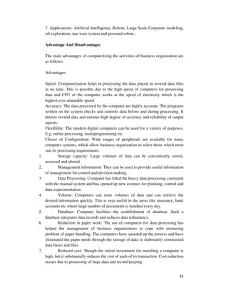 computer fundamental bba/bca/bba(FT)/B.com(CA) | PDF